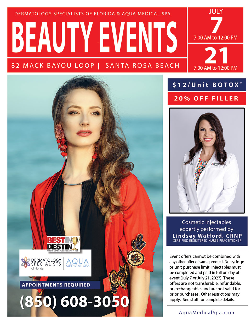 Specials & Events - Aqua Medical Spa