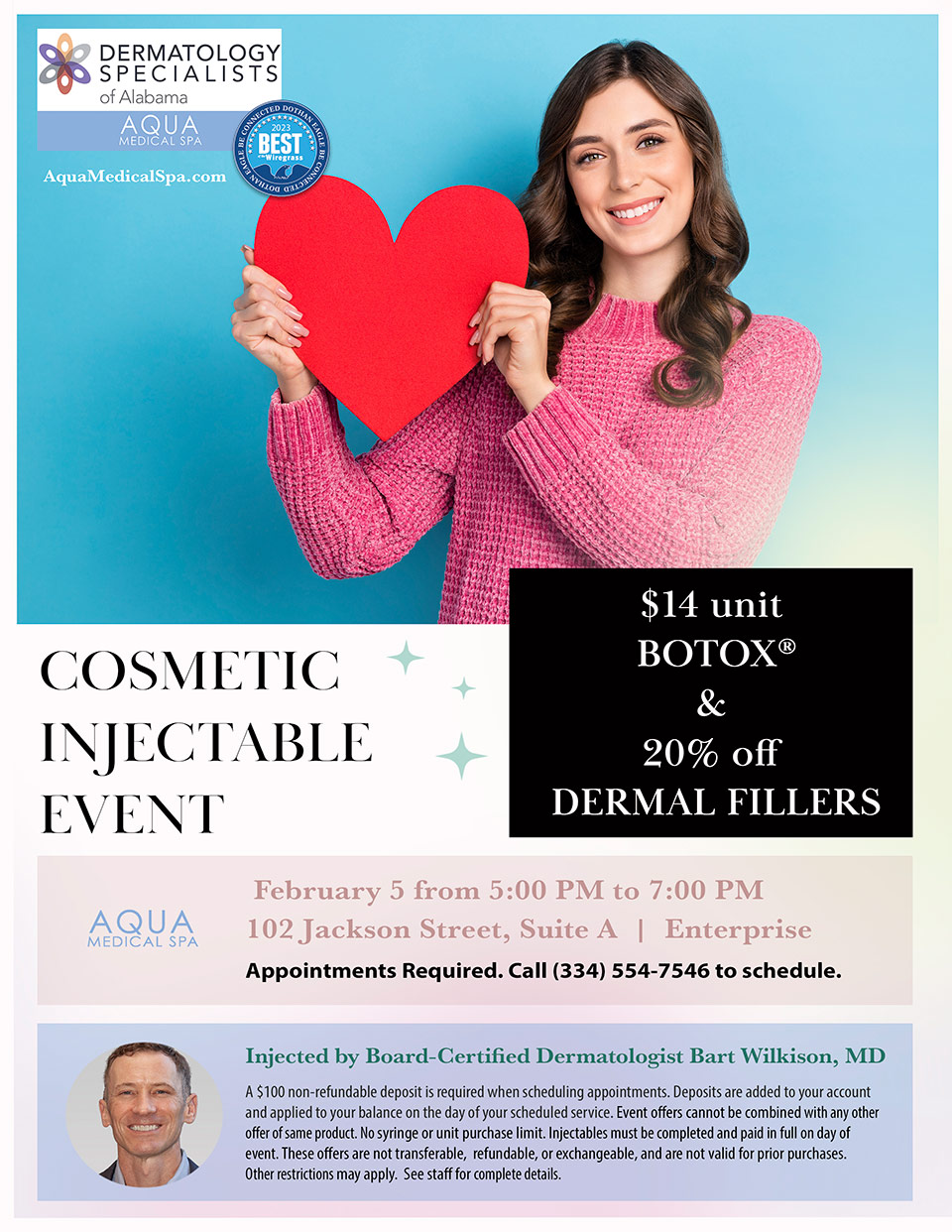 Specials & Events - Aqua Medical Spa