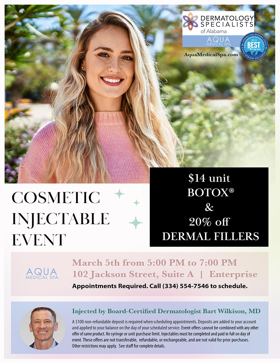 Specials & Events - Aqua Medical Spa