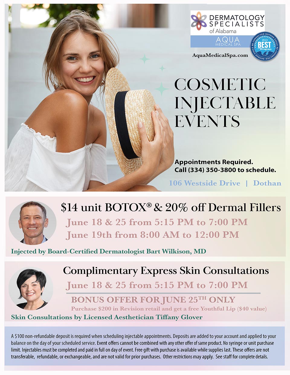 Specials & Events - Aqua Medical Spa