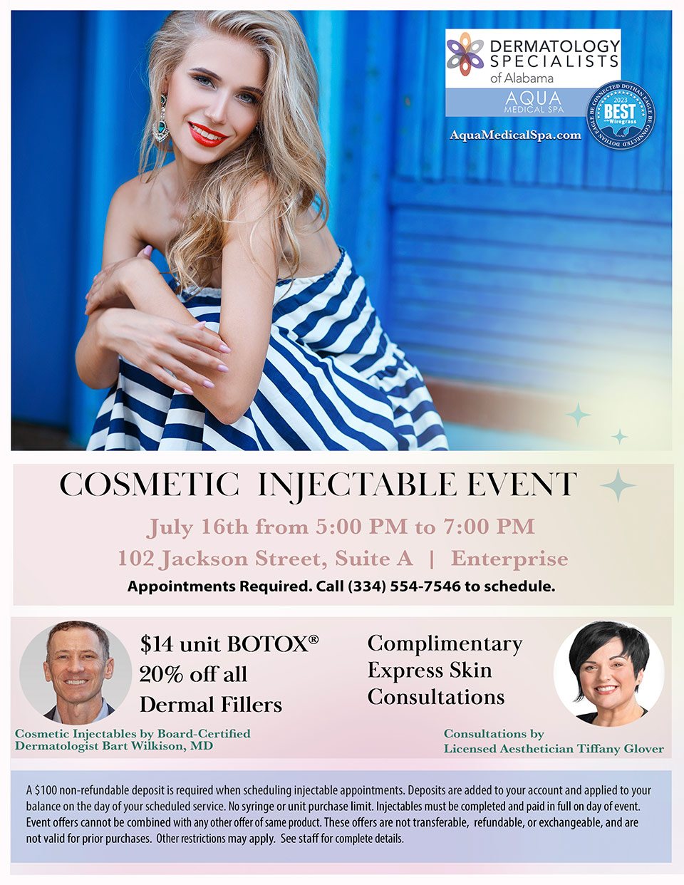 Specials & Events - Aqua Medical Spa