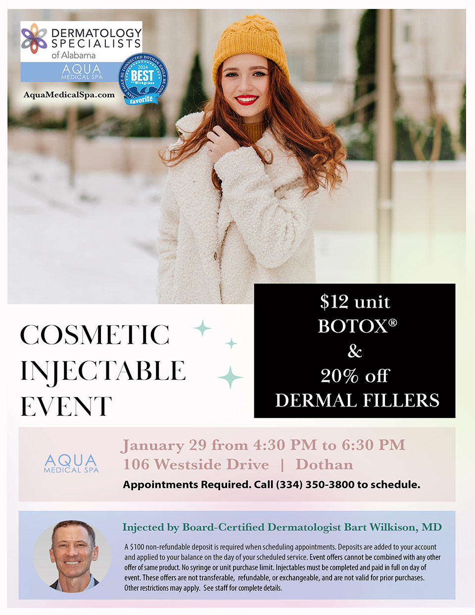 Specials & Events - Aqua Medical Spa